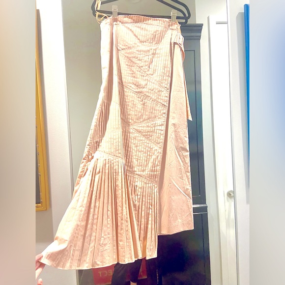 Tibi | Dresses | Nwt Tibi Size 4 Strapless Cotton Origami Dress W Built ...